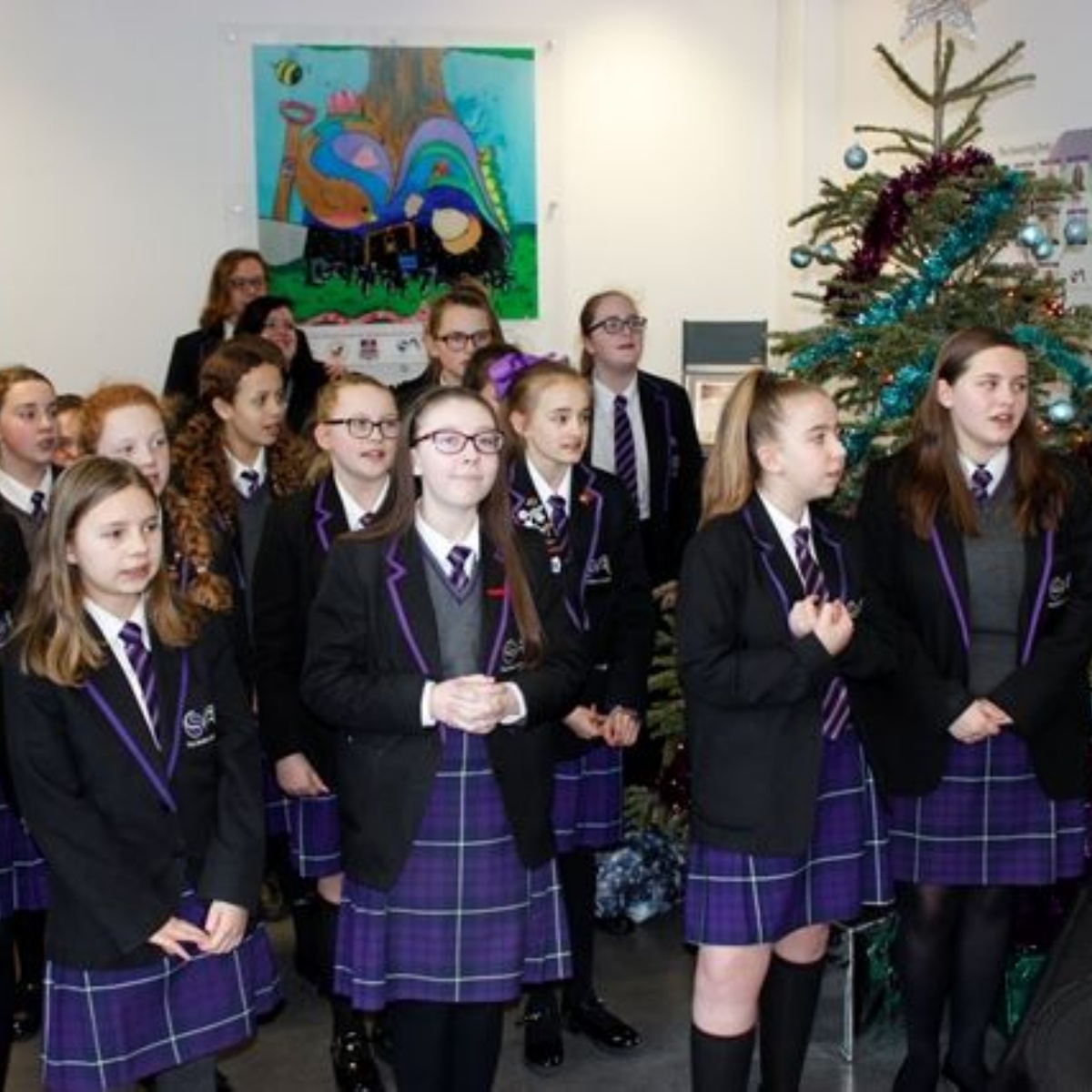 The Sutton Academy - The Choir Perform Live