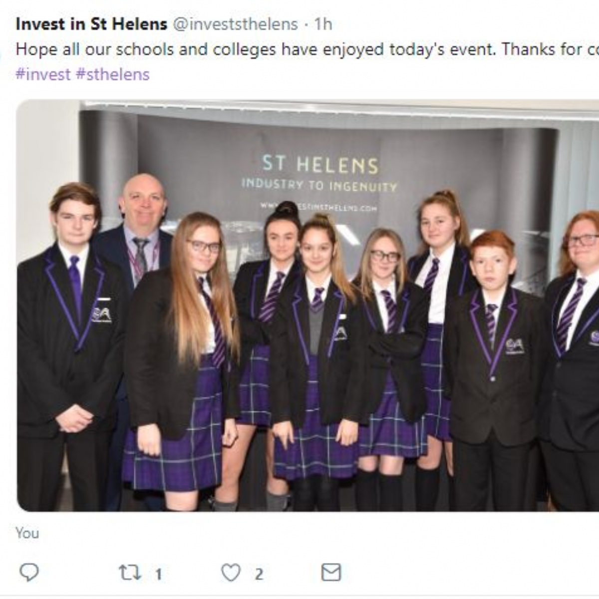 The Sutton Academy - Invest in St Helens Event
