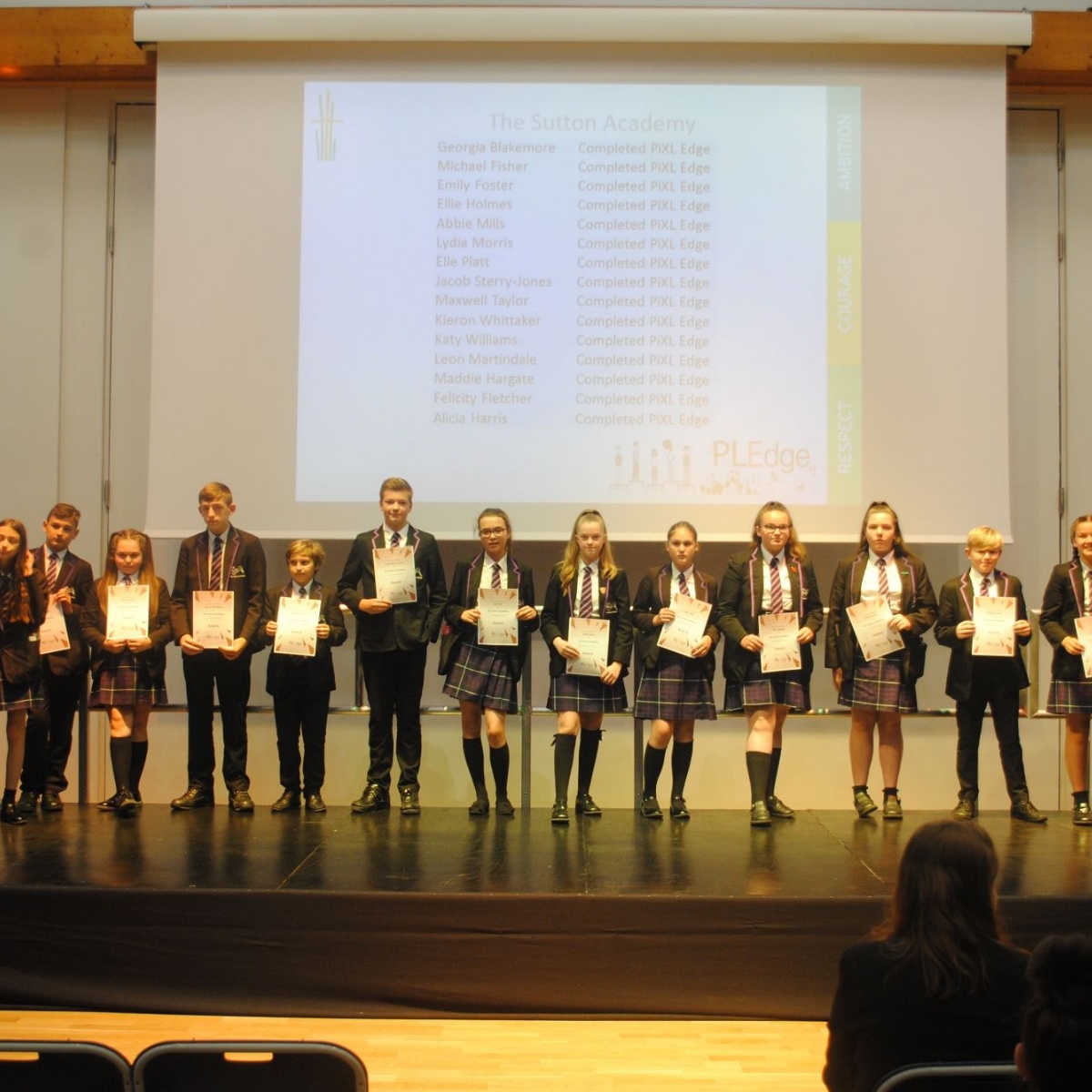 The Sutton Academy - PiXL Edge Awards