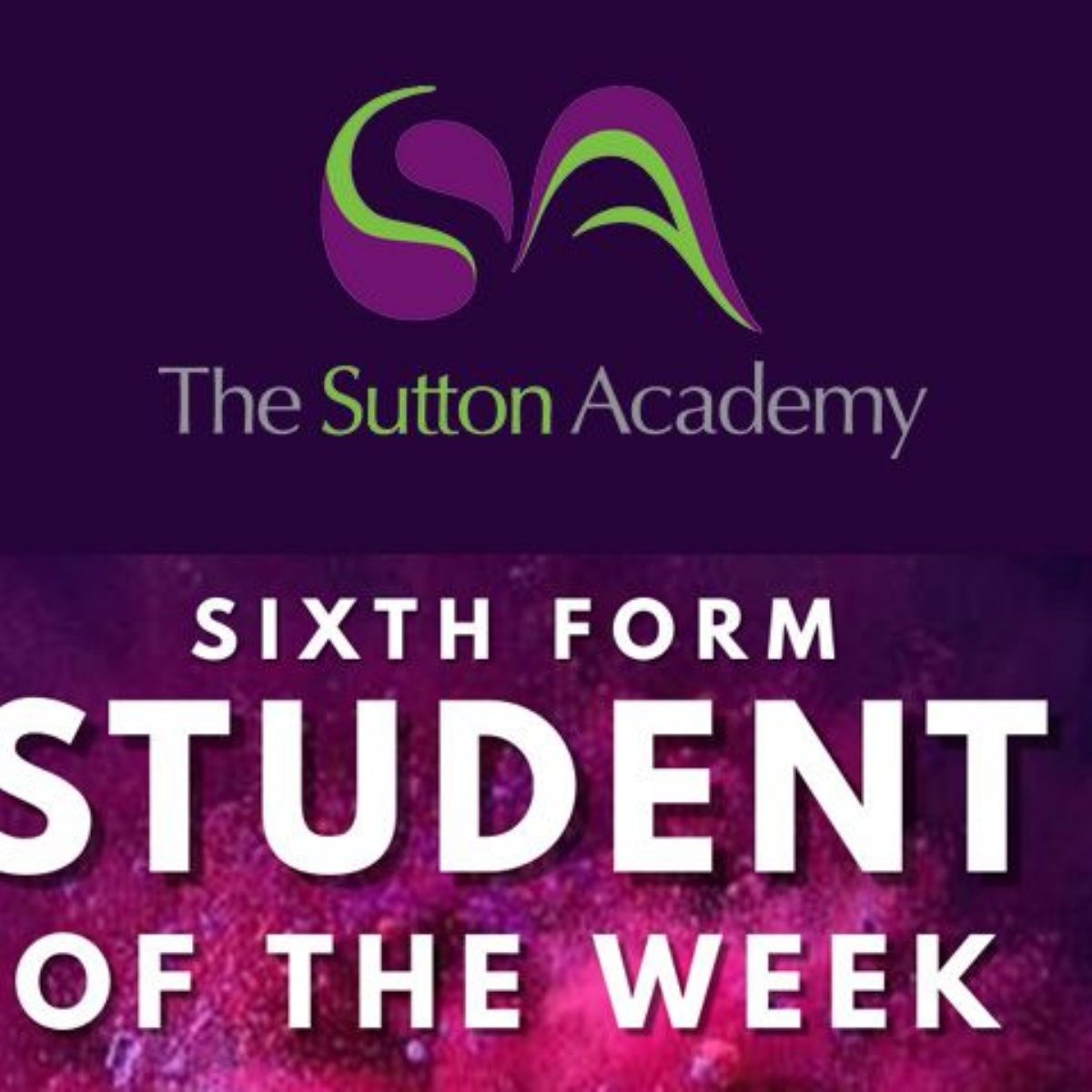 The Sutton Academy - Student of the Week