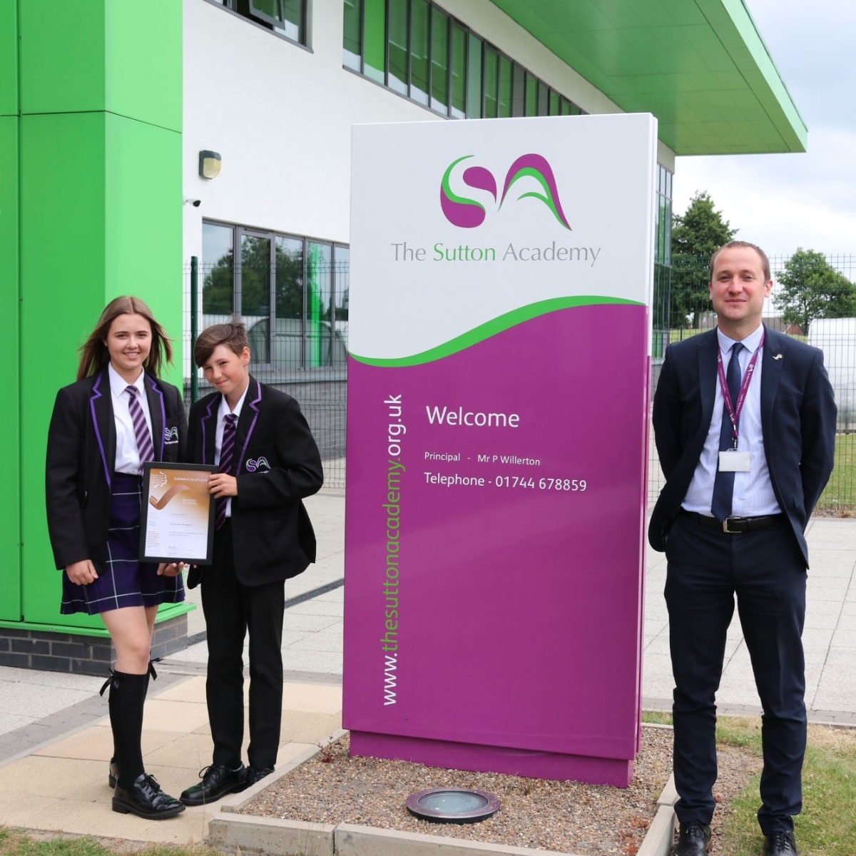The Sutton Academy - Academy receives award