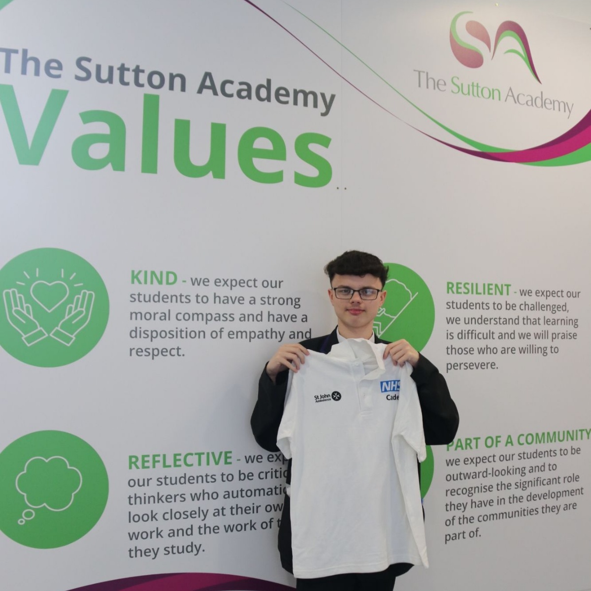 The Sutton Academy - Year 11 Student joins the NHS Cadets