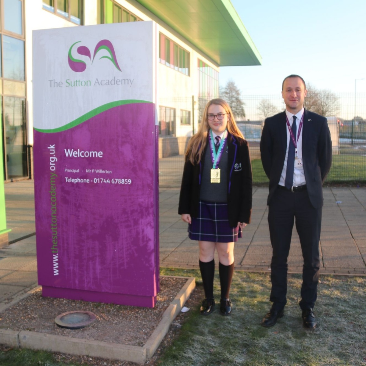 The Sutton Academy - Hannah goes for Gold again!