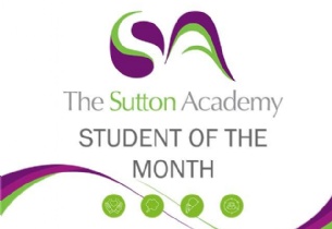 The Sutton Academy - Student of the Month
