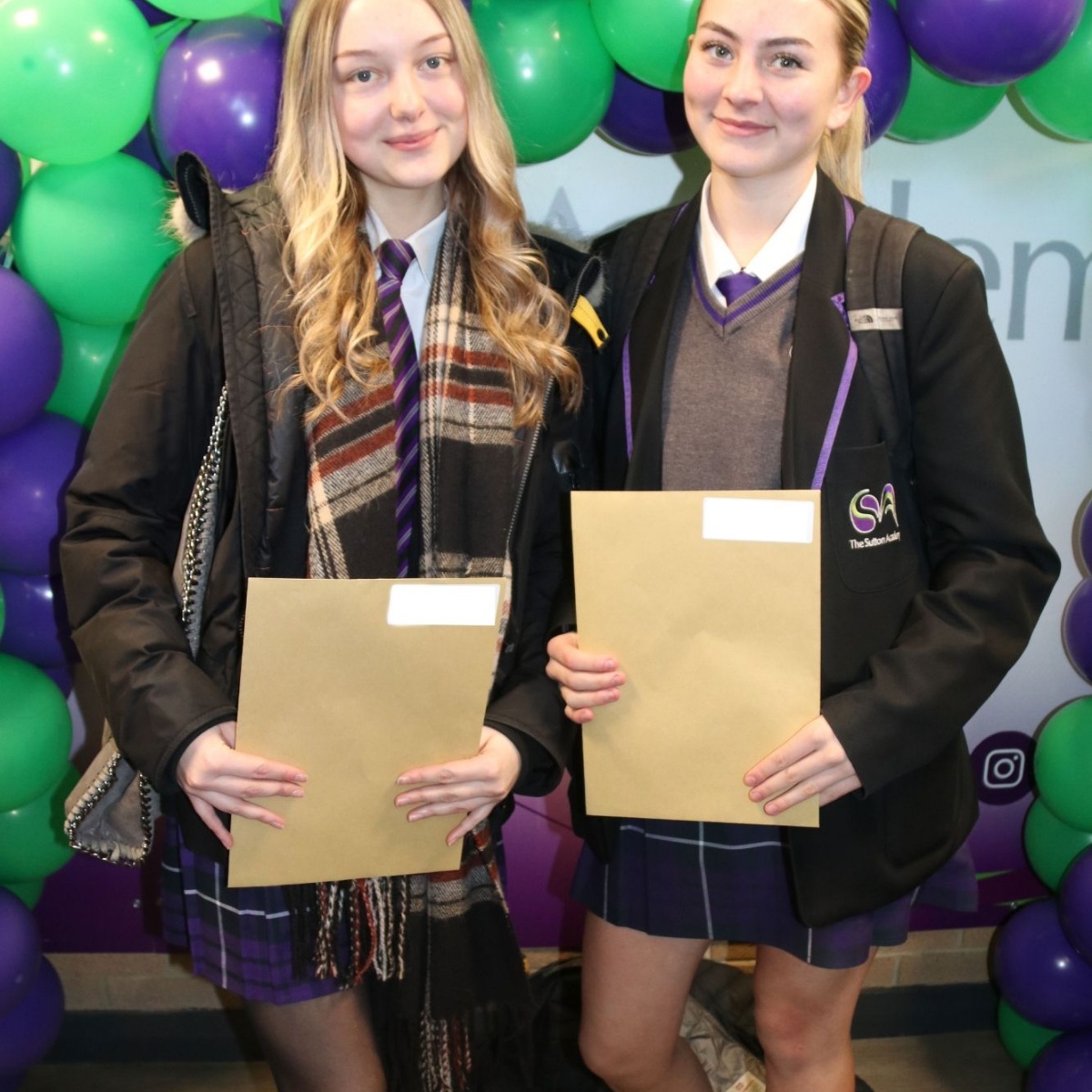 The Sutton Academy - Year 11 Students Celebrate Mock Exam Success