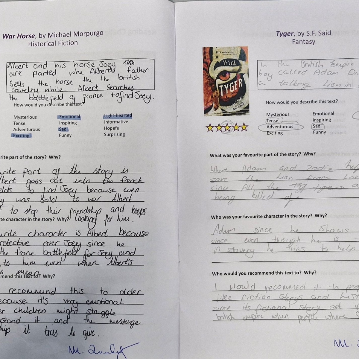 The Sutton Academy - "Reading Journey" Project